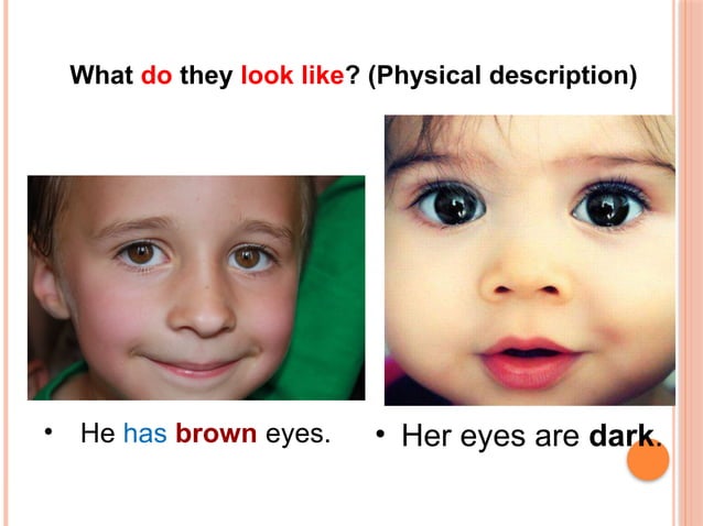 What do they look like - Describing People | PPTX