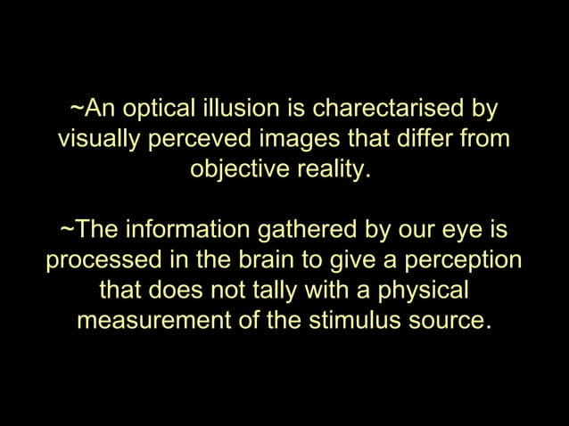 Optical Illusions | PPT
