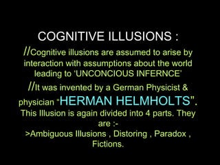 Optical Illusions | PPT