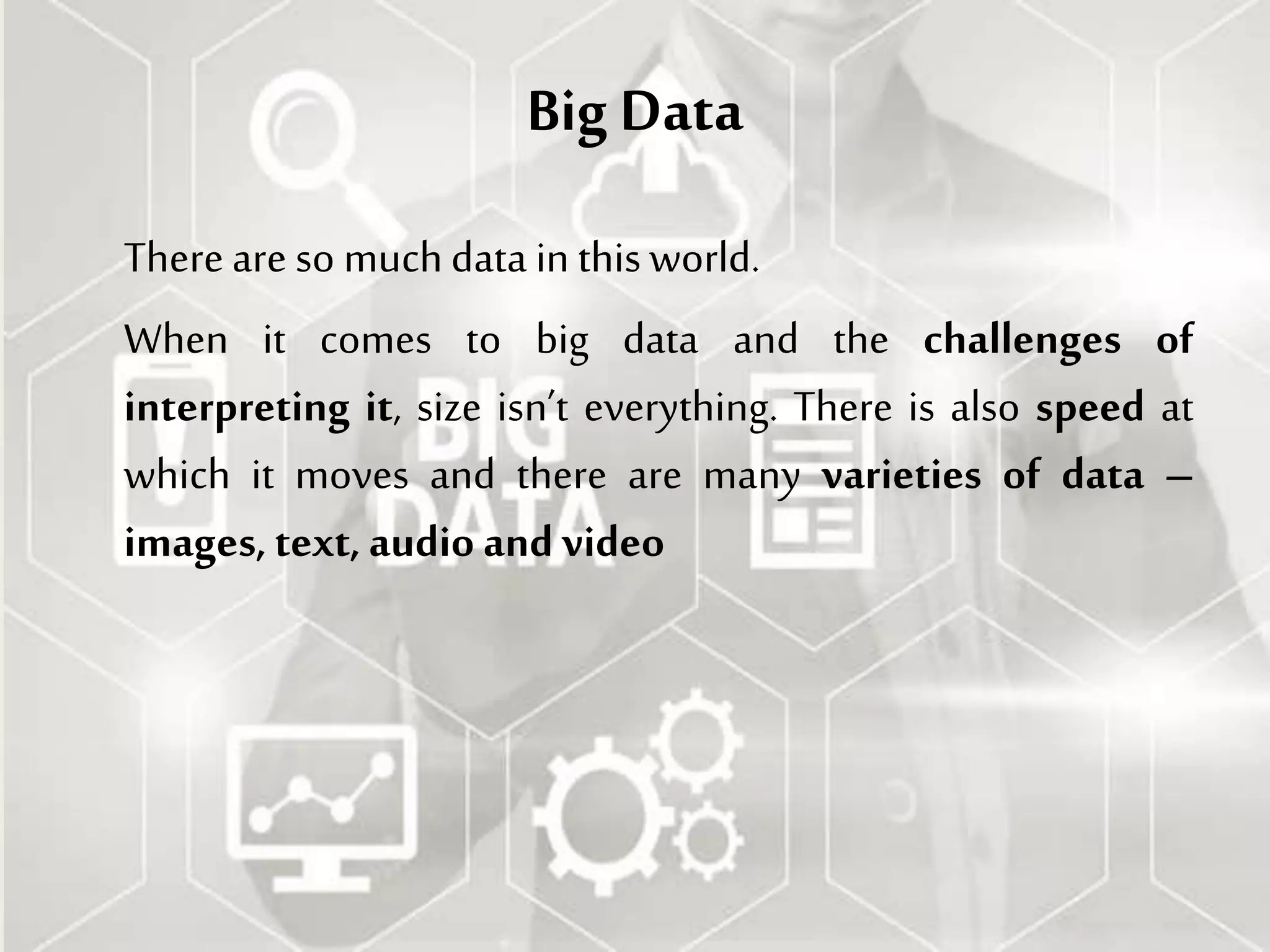 What do we do with all this big data - TED Talk Analysis | PPT
