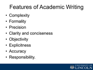 What do we mean by academic writing? | PPTX | Educational Assessment ...