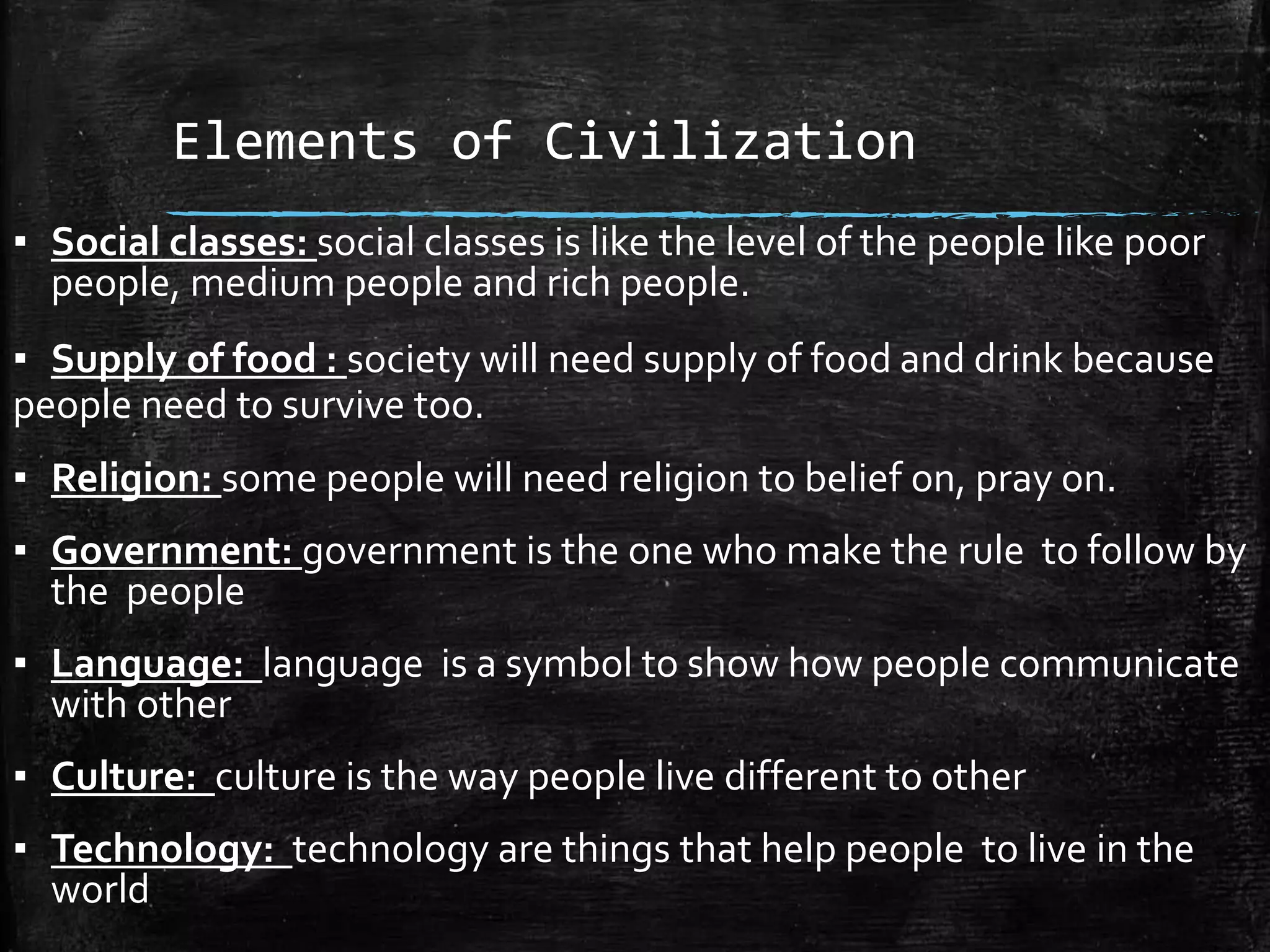what is the meaning of past civilization | PPT