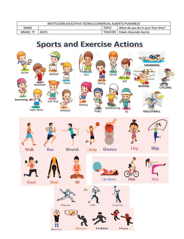 What do you do in your free time | PDF