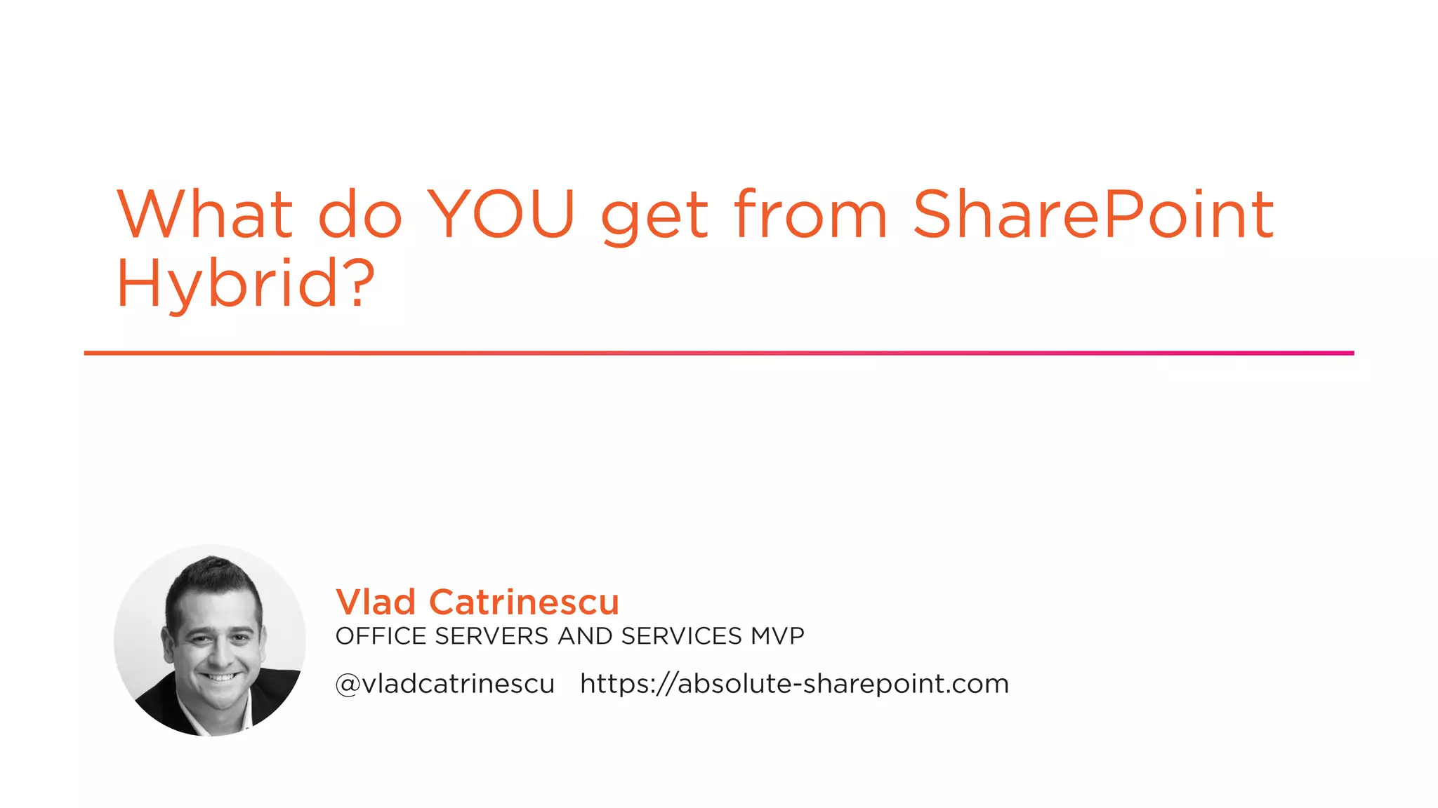What do you get from share point hybrid | PPT