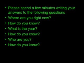 What do you know? | PPT