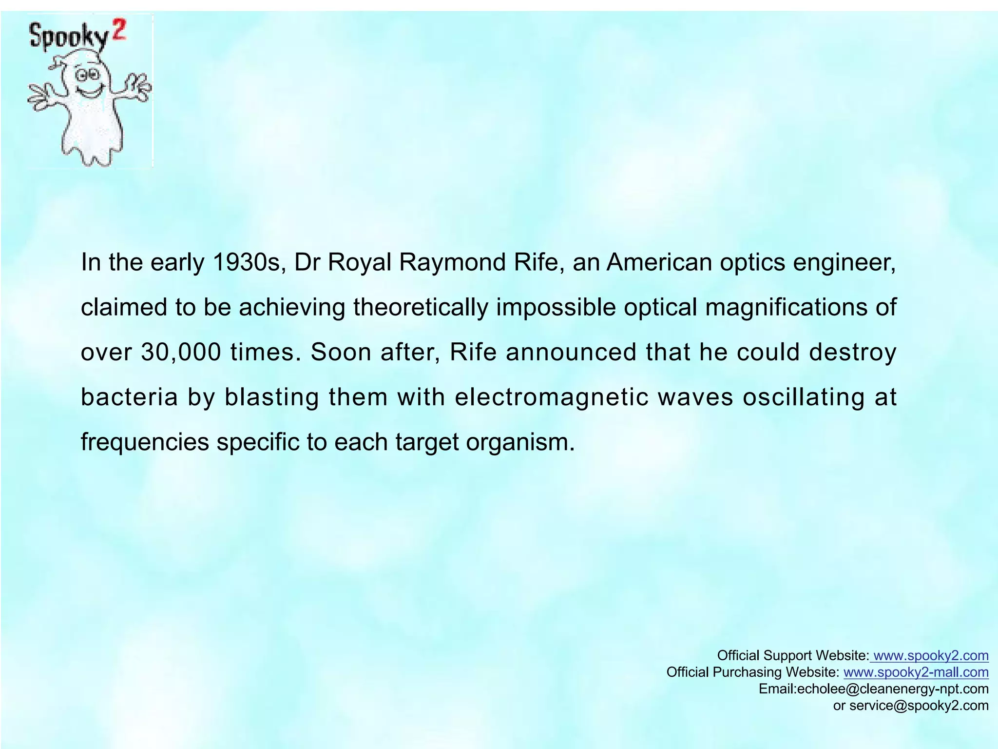 What Do You Know about Beam Ray Rife Machine | PDF