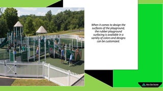 What do you Mean by Poured in Place Surfacing by Rubber Materials | PPT