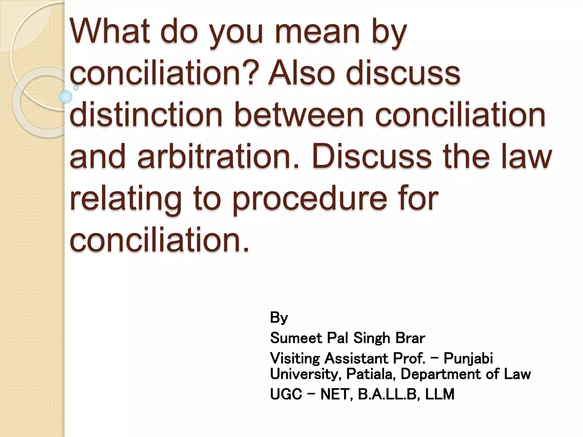 What do you_mean_conciliation | PPTX