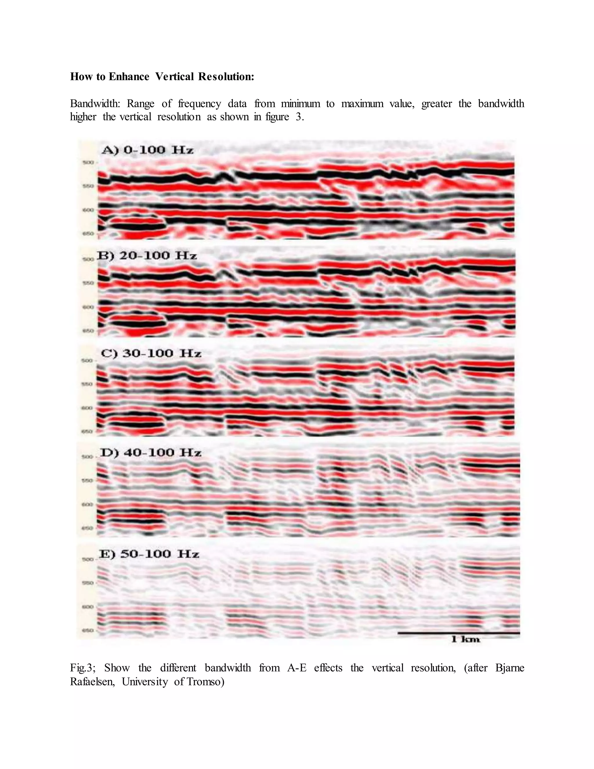What do you means by seismic resolution | DOCX | Geology | Science