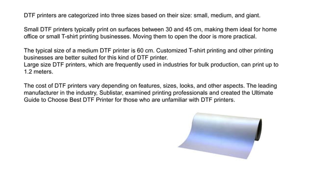 What Do You Need for DTF Printing.pptx