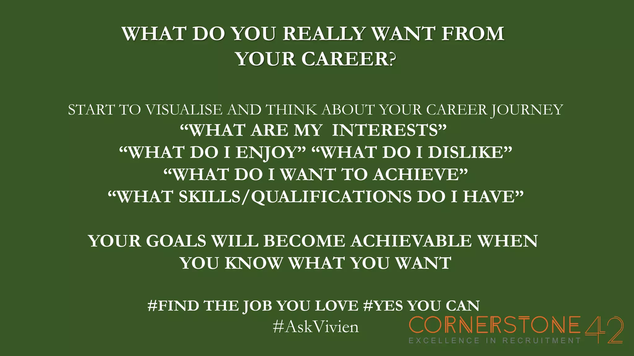 What Do You Really Want From Your Career? | PDF