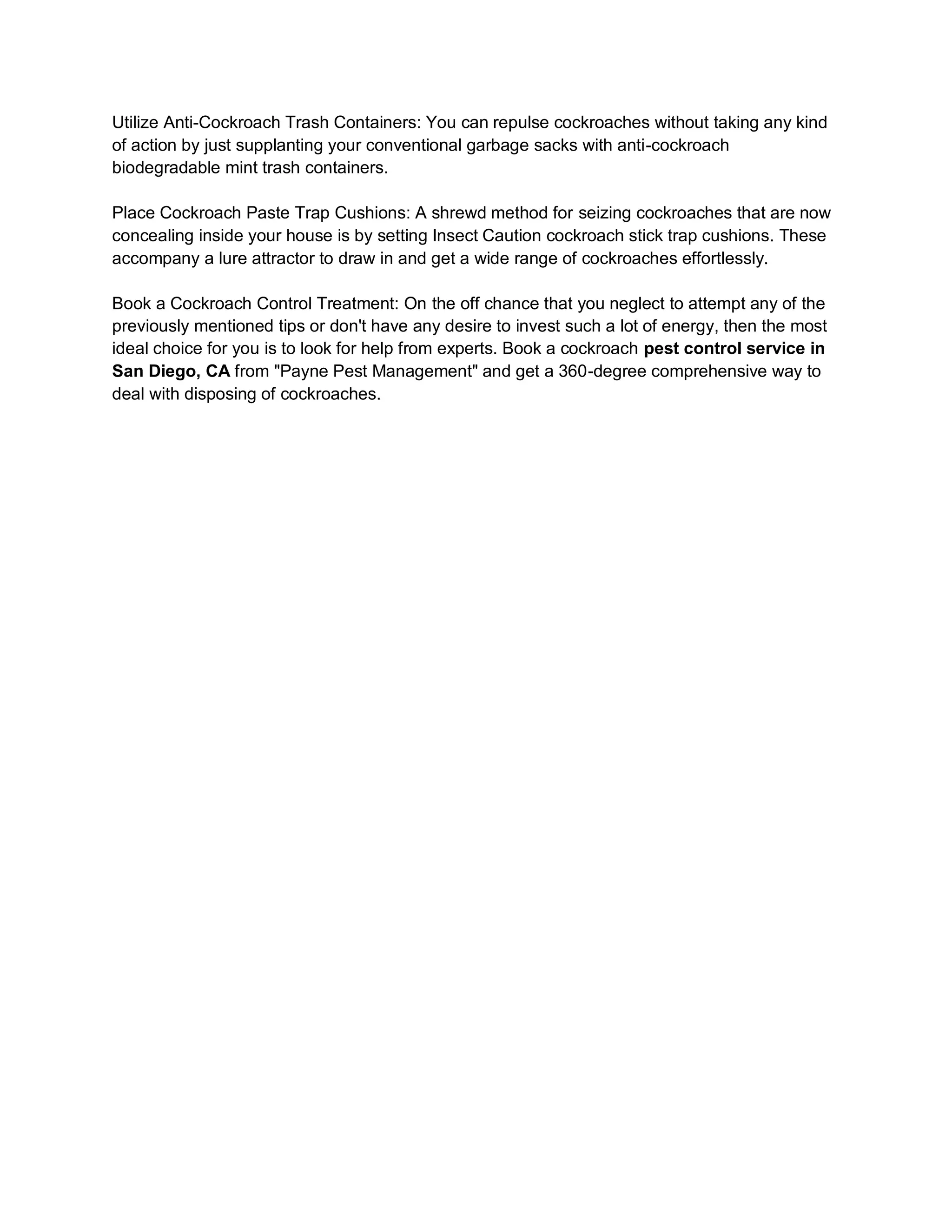 What Draws Cockroaches into Our Homes & Preventive Measures_ Payne Pest.pdf