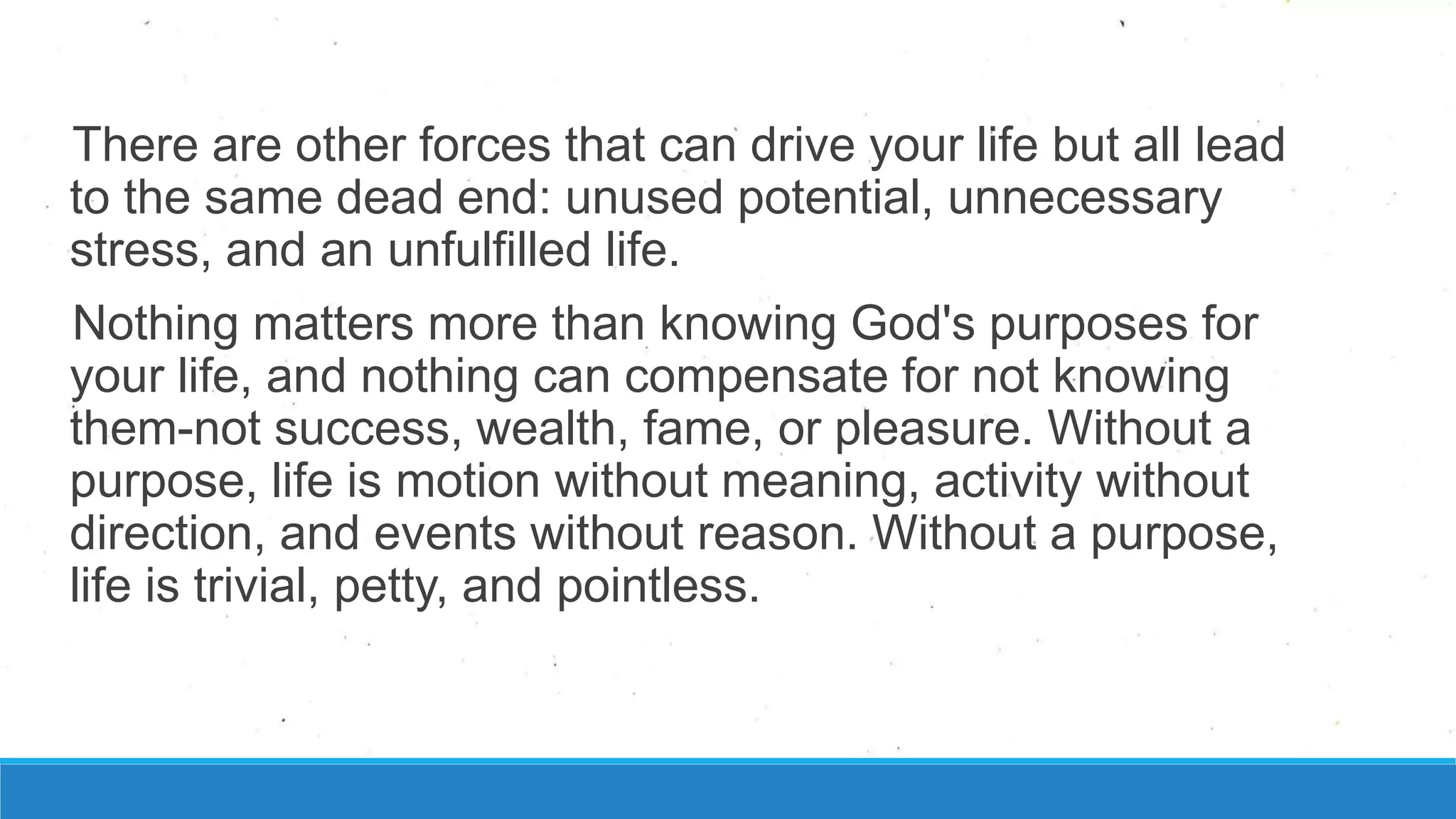 What drives your life.pptx
