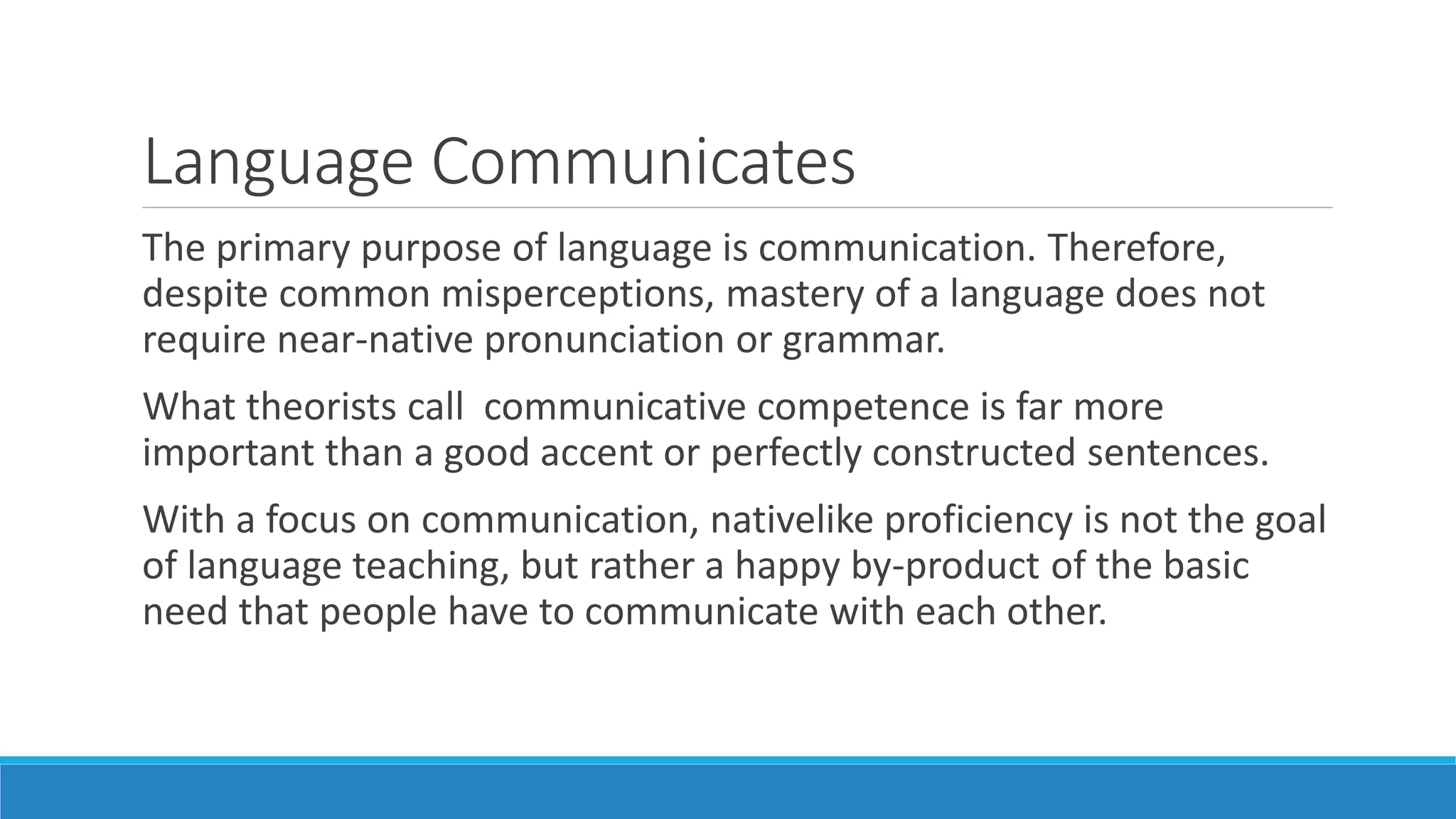 What educators need to know about language | PPT