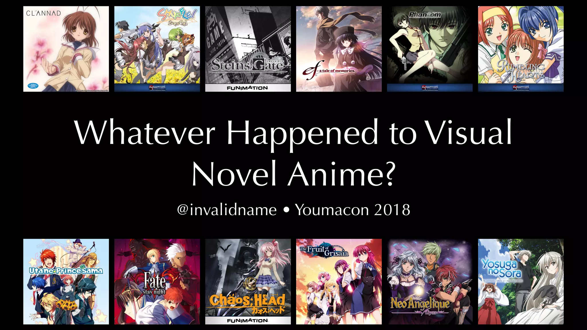 Whatever Happened to Visual Novel Anime? (AWA/Youmacon 2018) | PPT