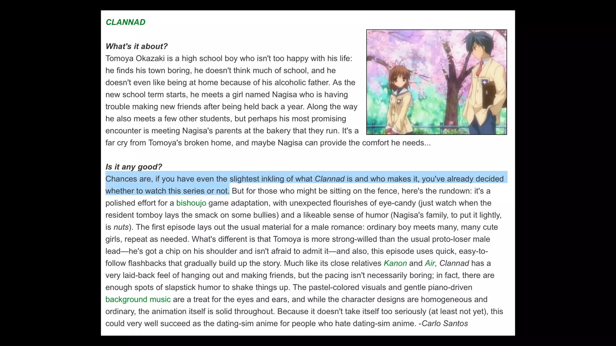 Whatever Happened to Visual Novel Anime? (AWA/Youmacon 2018) | PPT