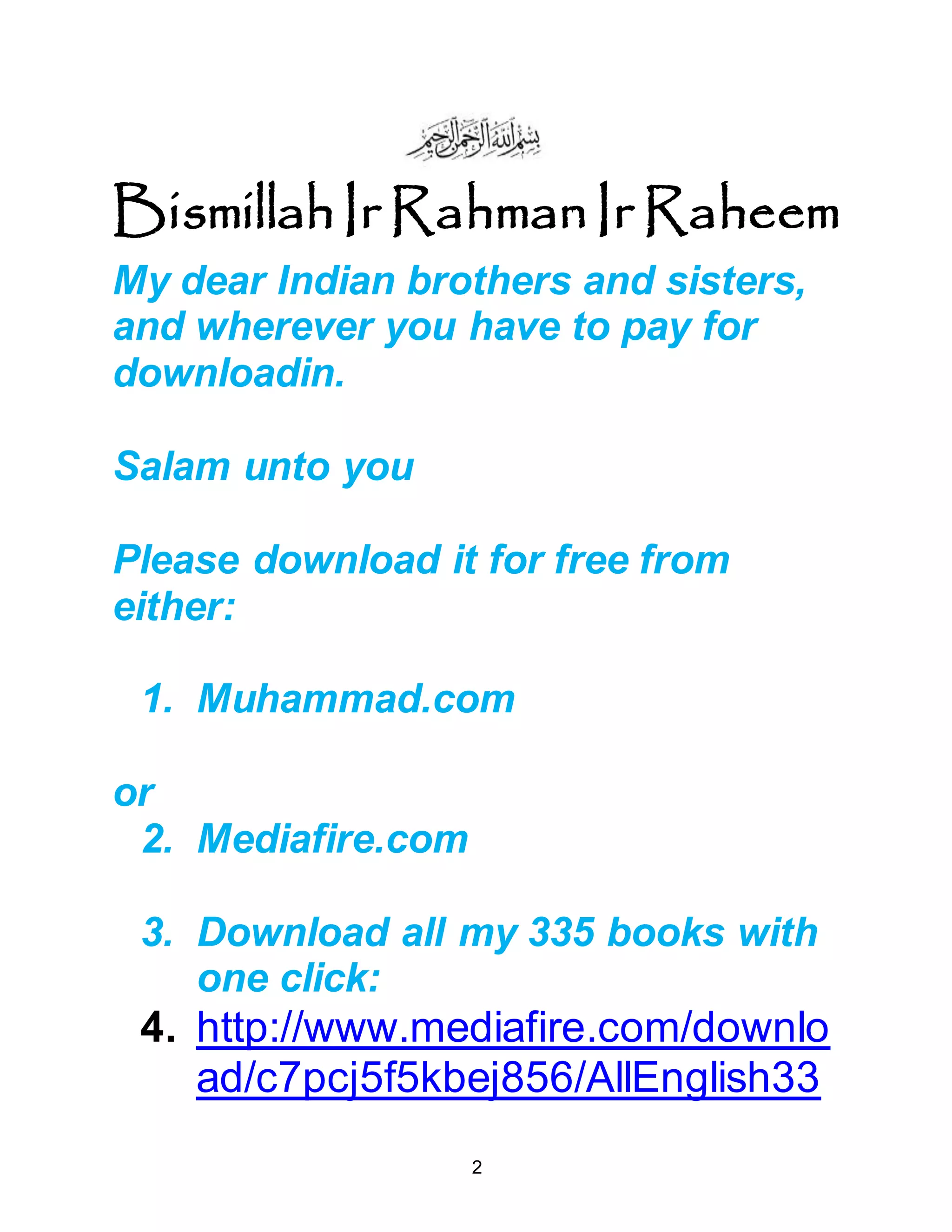 Biography of Prophet Muhammad (A Millennium or Journey of a Lifetime ...