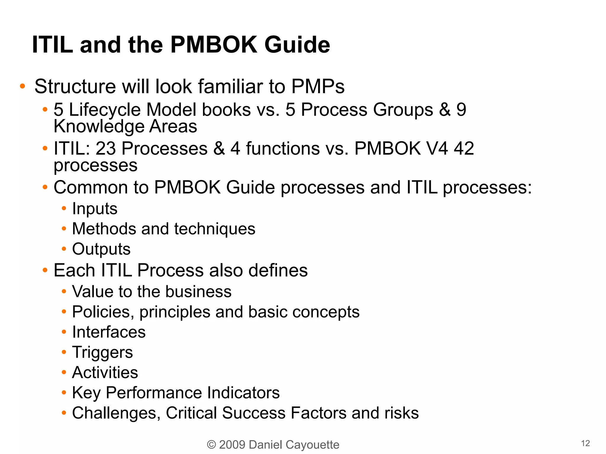 What Every Project Manager Should Know About Itil | PPT