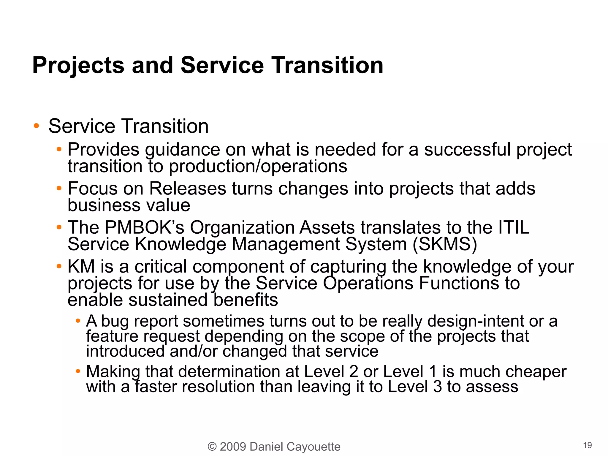 What Every Project Manager Should Know About Itil | PPT