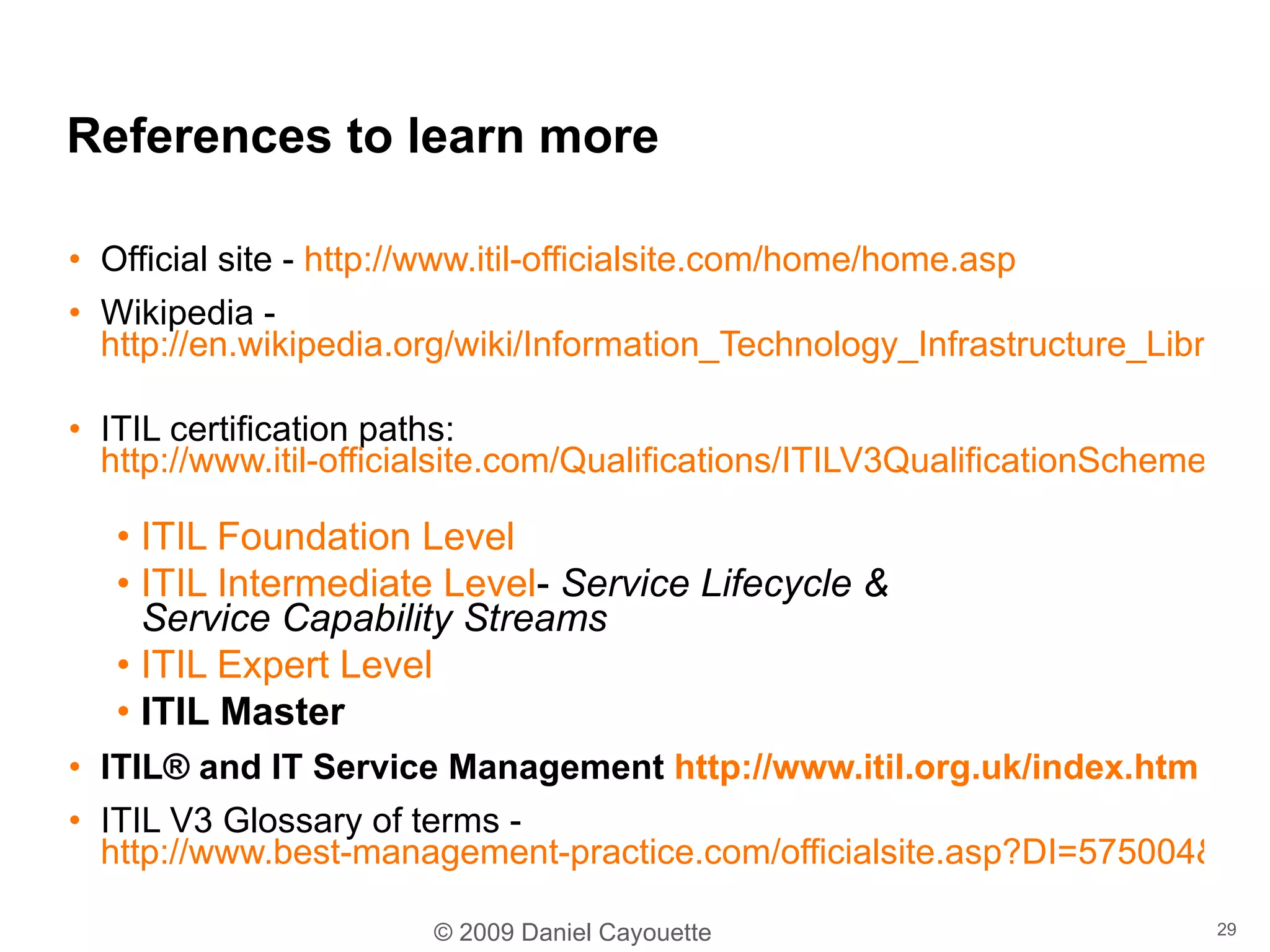 What Every Project Manager Should Know About Itil | PPT