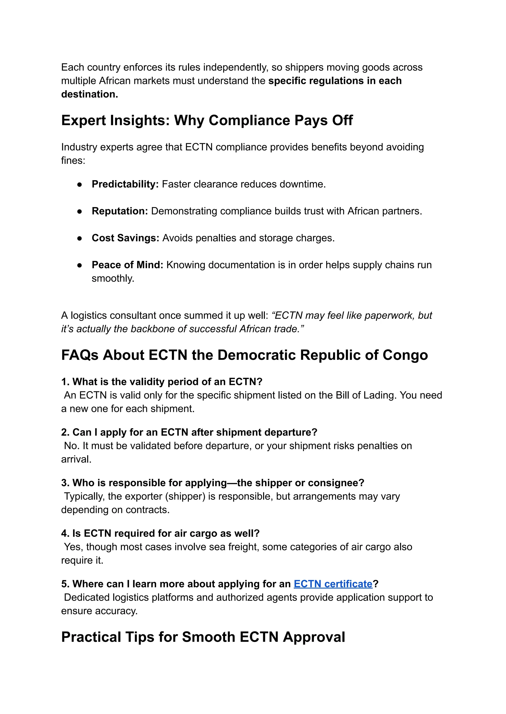 What Every Shipper Should Know About ECTN The Democratic Republic of Congo.pdf