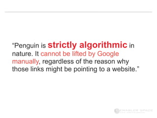 What exactly is the google penguin algorithm - SEO Fundamental Recap | PDF