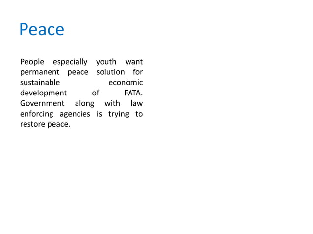 What FATA Wants | PPT