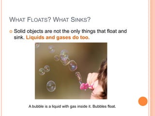 What Float? What Sink? | PPTX