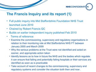 What Francis means for the NHS | PPT