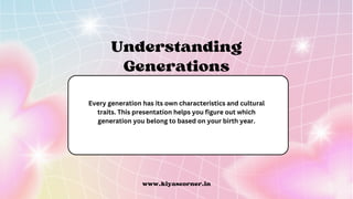 "Find Your Generation: What Year Were You Born In? | PDF