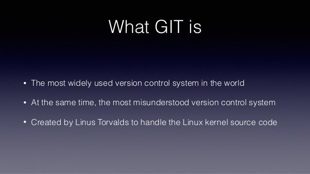 What git is