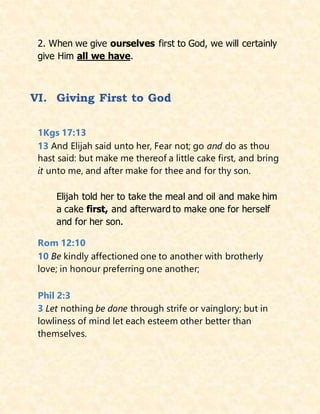 What God Puts First | PDF