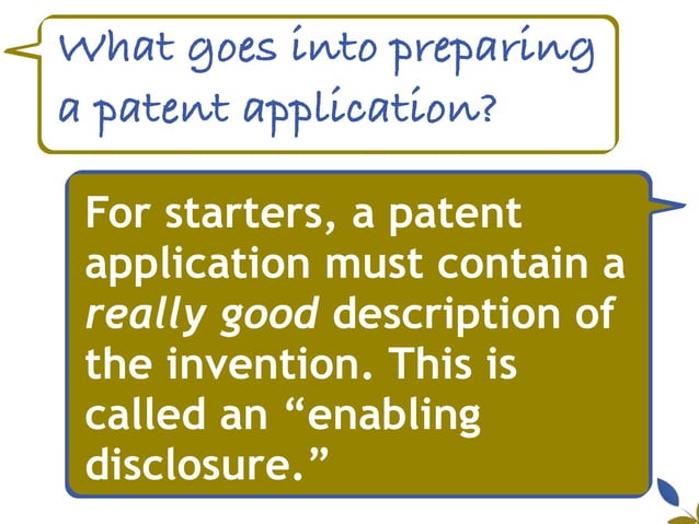 What Goes into Preparing a Patent Application? | PPT