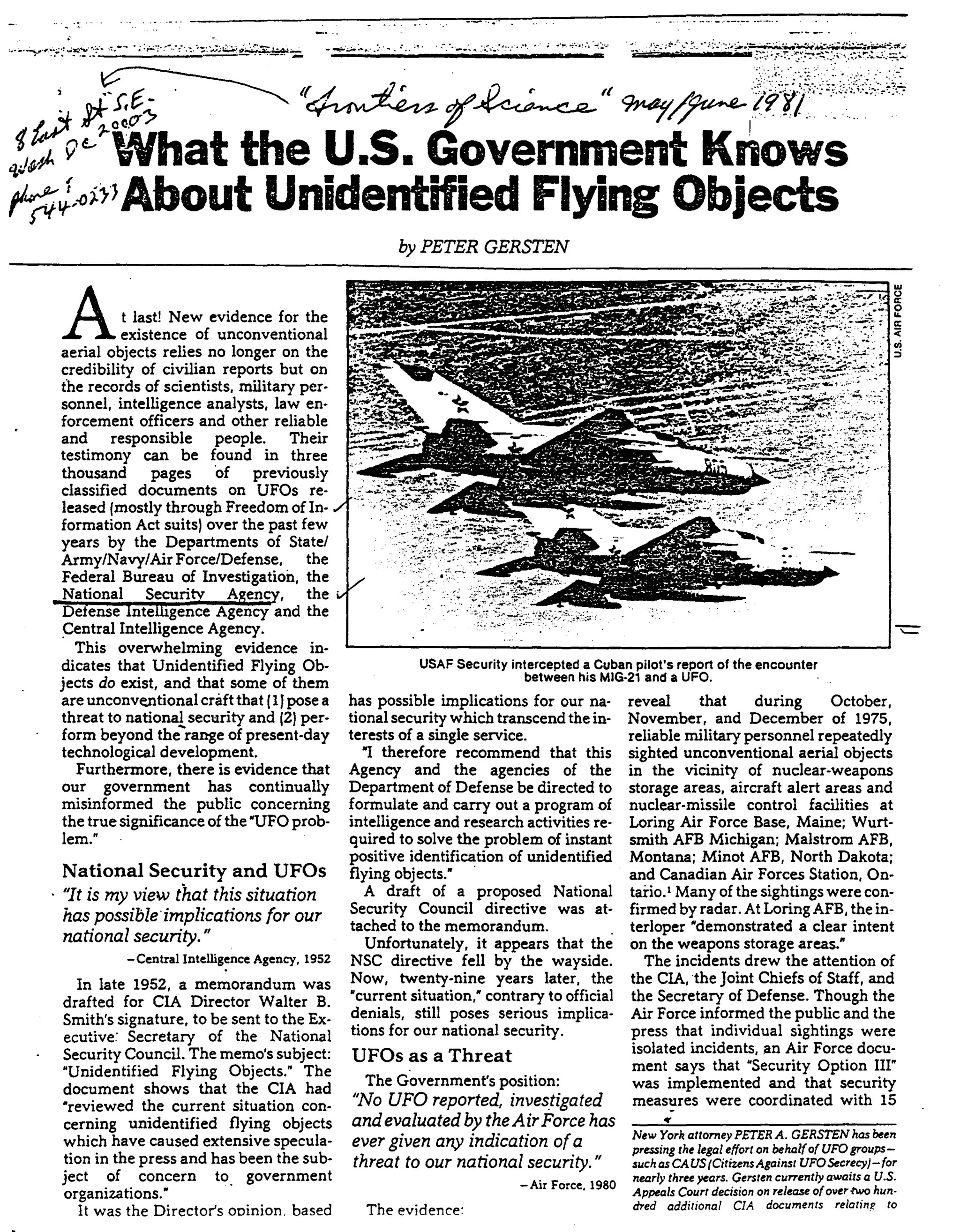 What gov knows_about_ufos | PDF