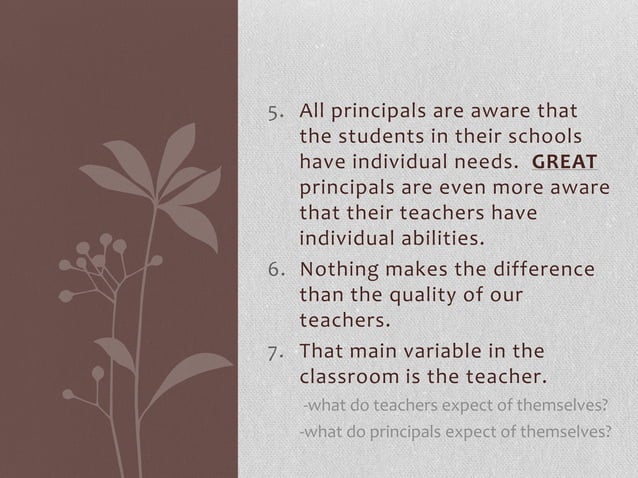 What great principals do differently | PPTX