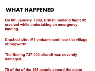 Kegworth Air Disaster | PPTX