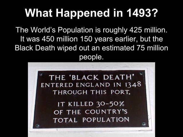 What happened in 1493? | PPT