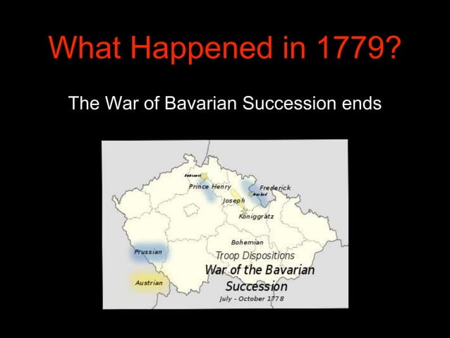 What happened in 1779? | PPT