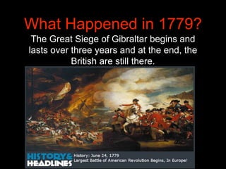 What happened in 1779? | PPT