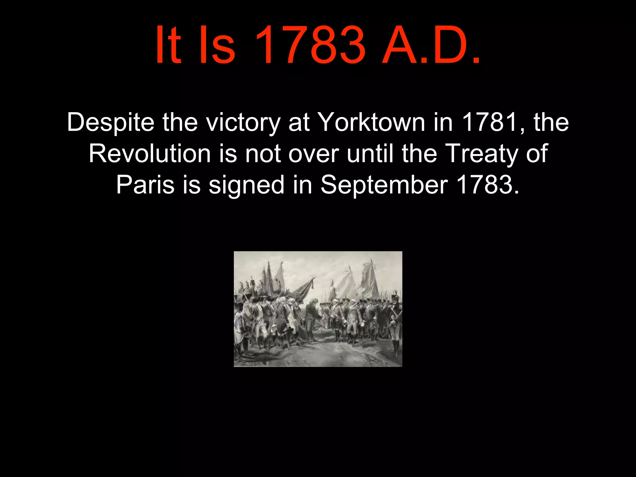 What Happened in 1783? George Washington, Catherine the Great and more ...