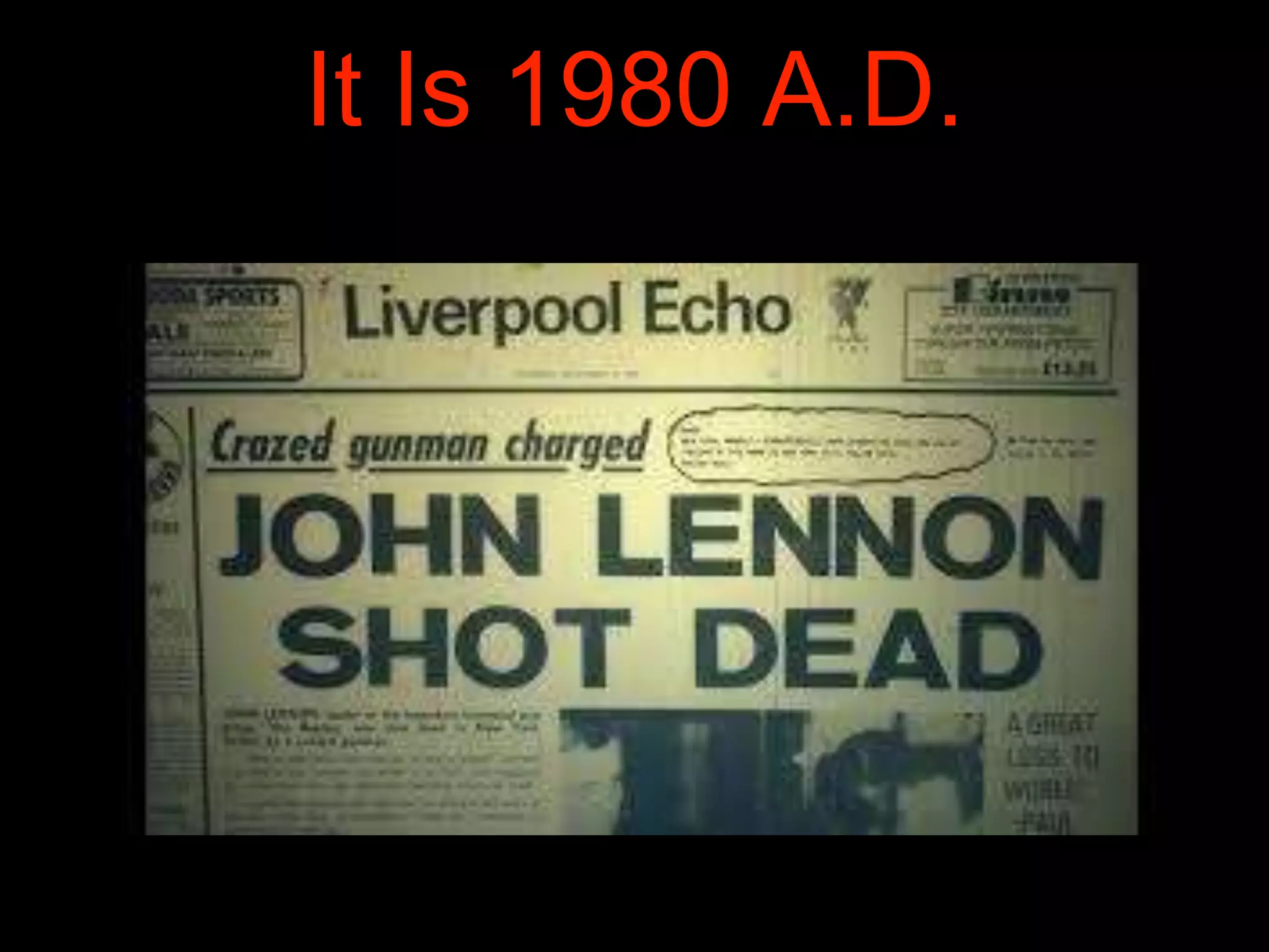 What Happened in 1980? Do You Remember It? | PPTX