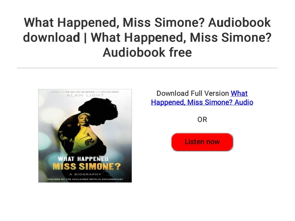 What happened miss simone quotes - akpthought