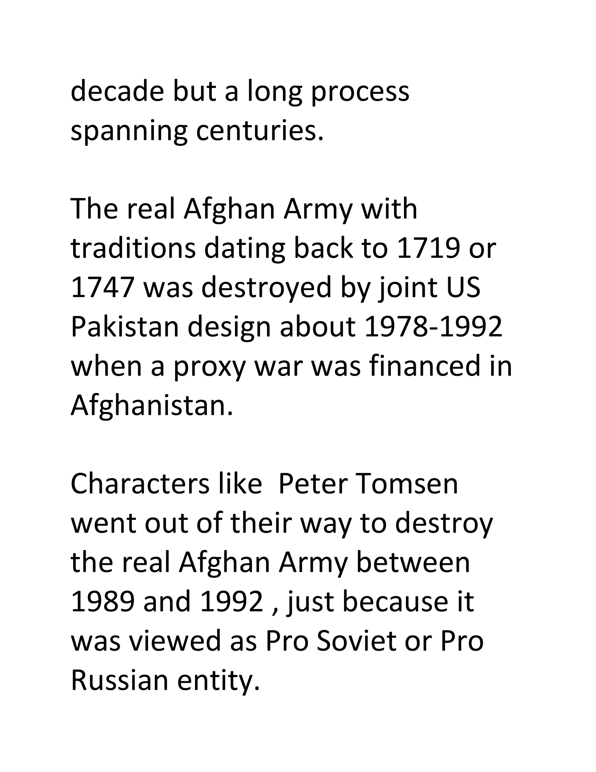 What happened to afghan national army | PDF