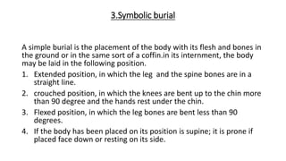 Archaeological excavation of the human burials | PPTX