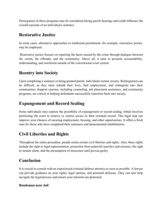 What Happens After Booking In Jail. | PDF