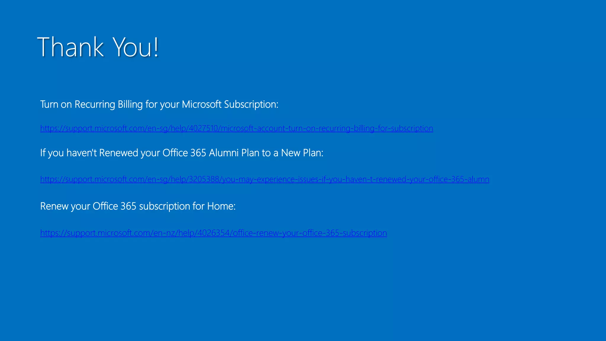 Paid Office 365 Subscription Expired - What to do? | PPT