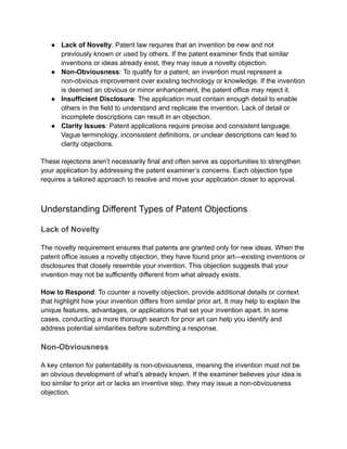 What Happens When the Patent Office Objects to Your Patent Application ...