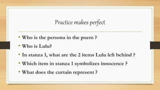 What has happened to lulu | PPTX