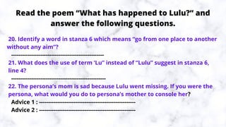 What has happened to lulu | PDF