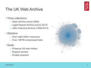 Ten years of the UK web archive: what have we saved? | PPT